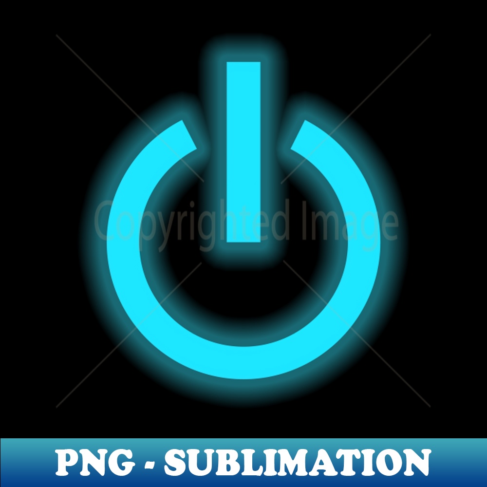 Power Button - PNG Transparent Sublimation File - Instantly - Inspire ...