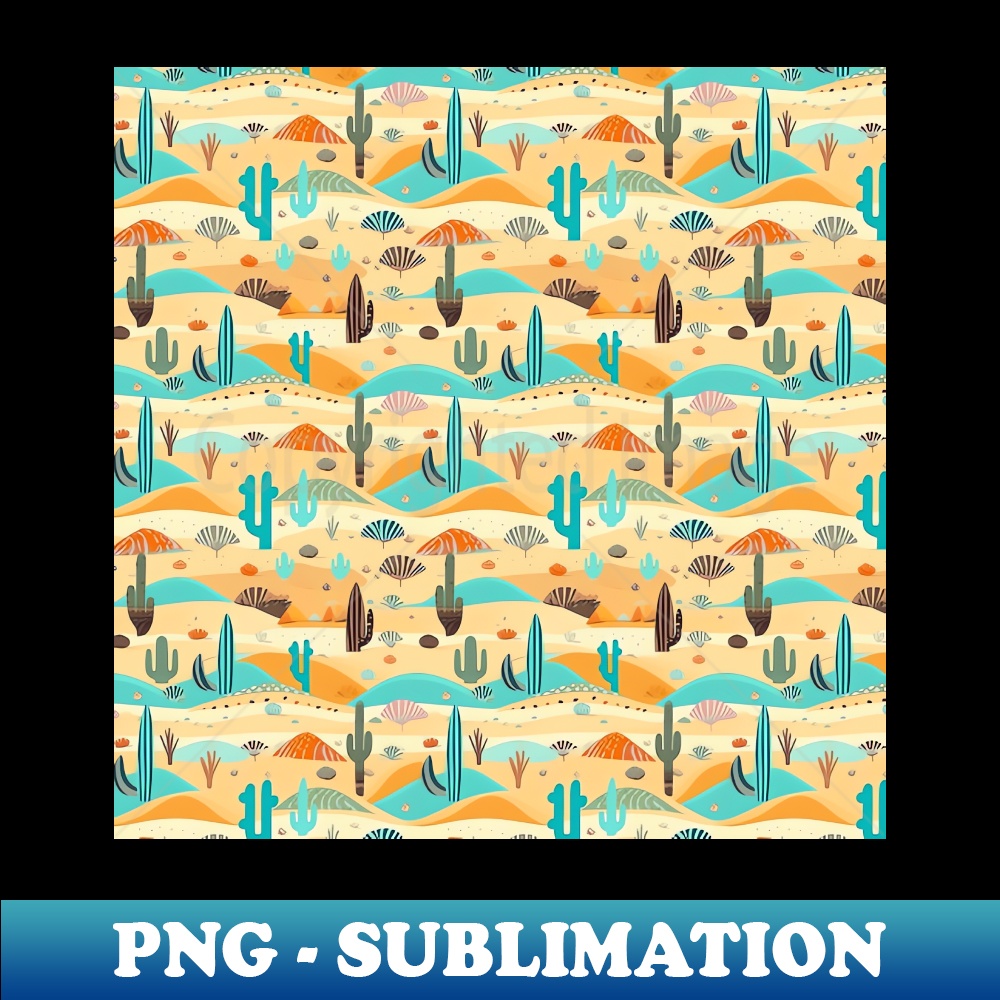 Desert Seamless Pattern Sand Dune Sahara Quicksand Arabic Oa | Inspire ...