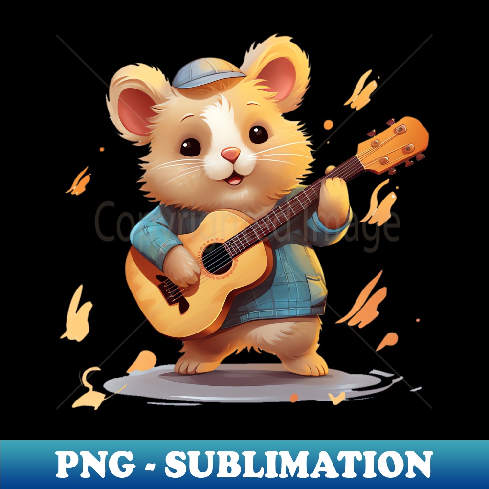 hamster play guitar - Special Edition Sublimation PNG File - | Inspire ...