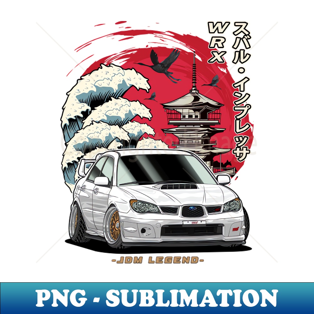 Nippon White Subaru Impreza WRX STi Hawk Eye - Trendy Sublim | Inspire ...