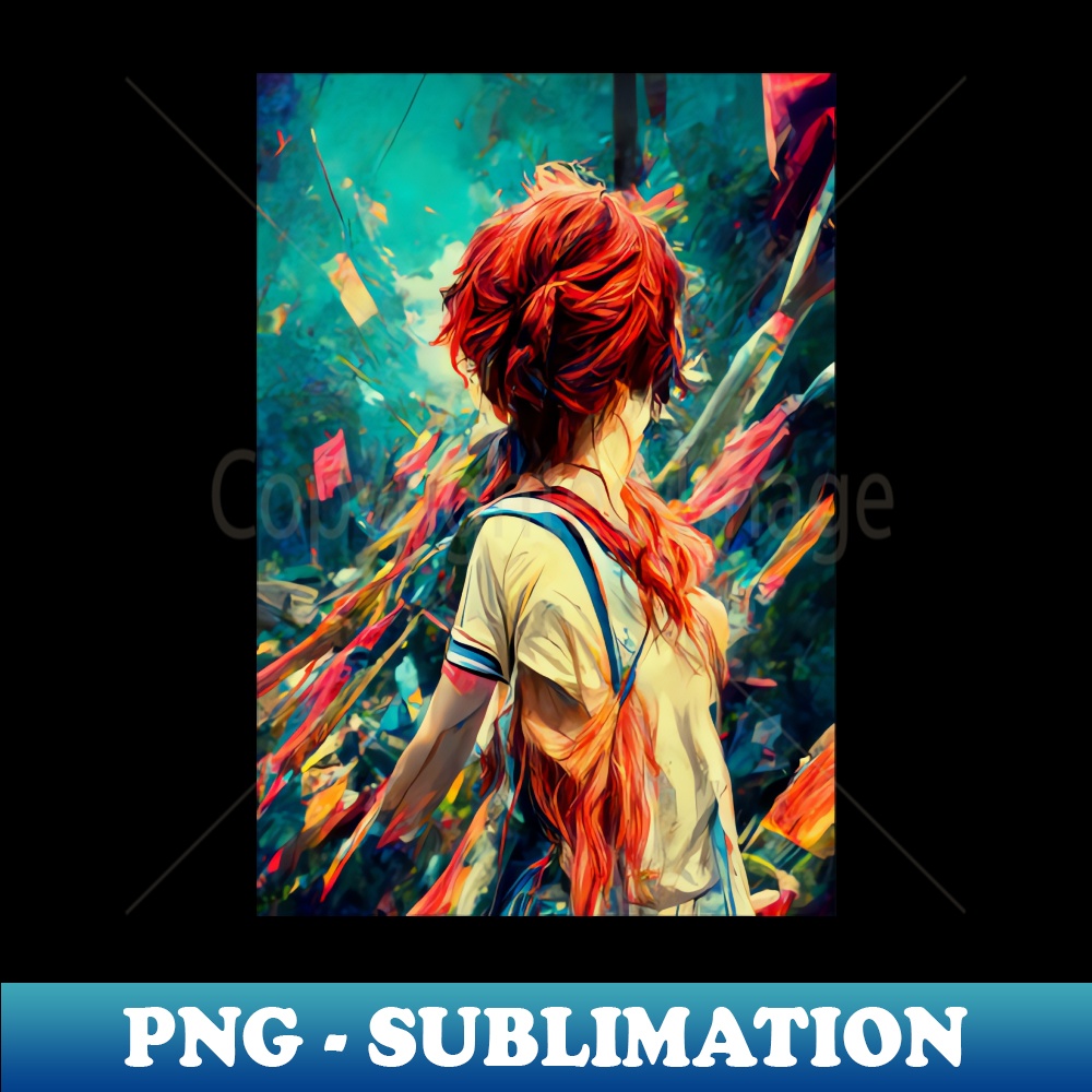 Colorful woman looking back - Exclusive Sublimation Digital | Inspire ...