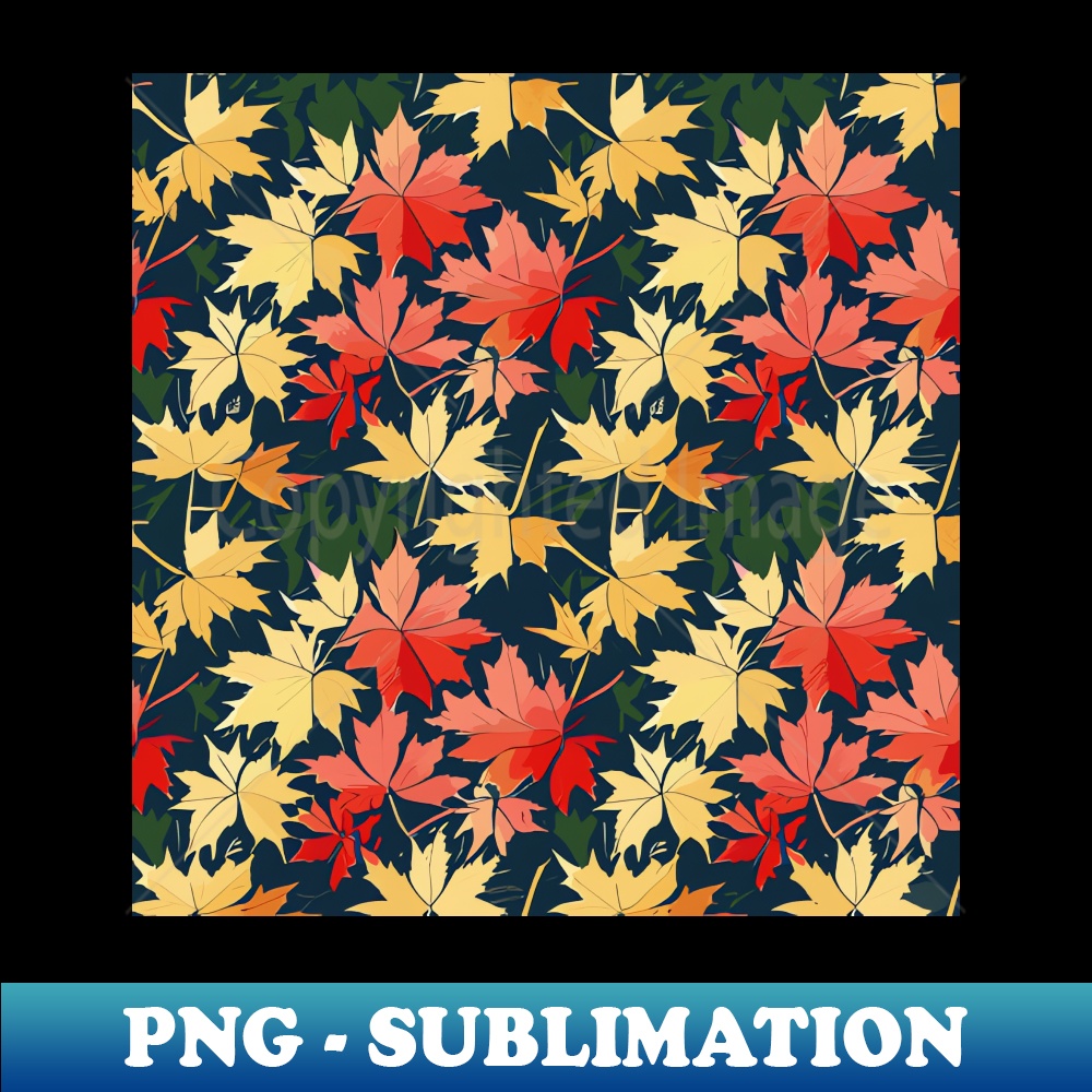 Maple leaf pattern - Premium Sublimation Digital Download - | Inspire ...