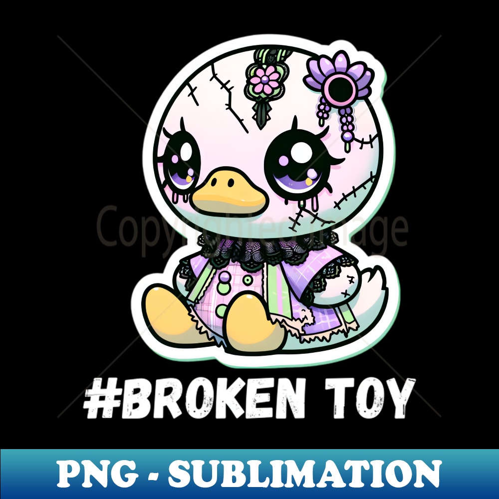 Pretty Goth Duck - Creative Sublimation PNG Download - Creat | Inspire ...