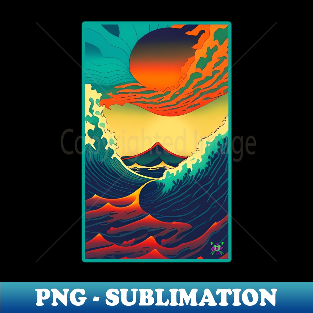 Ocean Waves Beautiful Sunset Colorful Tropical Sea Ocean Bea | Inspire ...