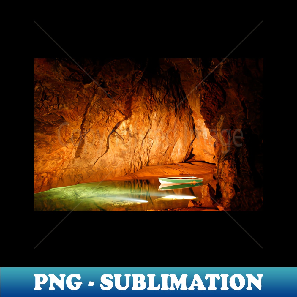 Underground Lake in Cave - Premium PNG Sublimation File - De | Inspire ...