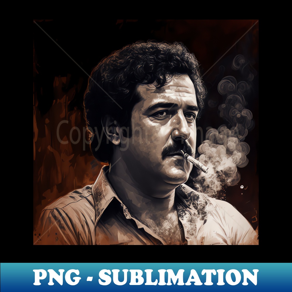 Pablo Escobar The Smoking Kingpin of Medellin - Unique Subli - Inspire ...