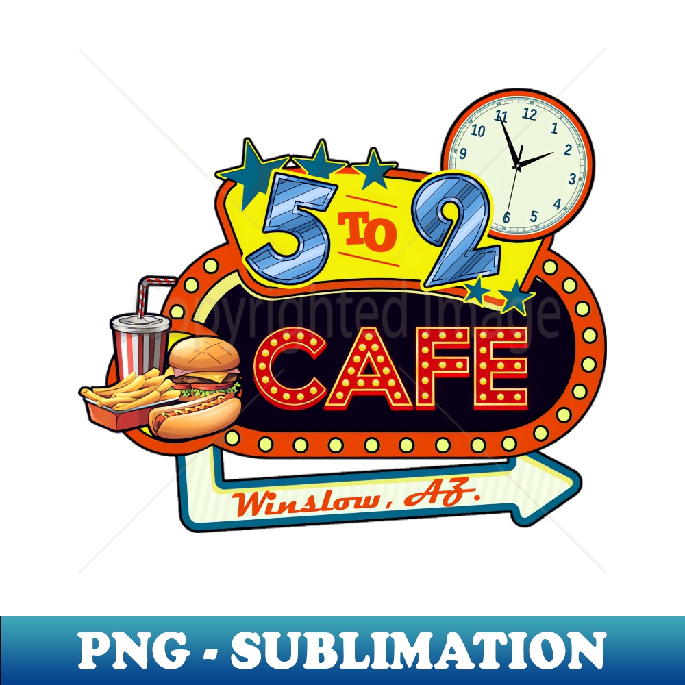 The 5 to 2 Cafe from Natural Born Killers - non distressed - | Inspire ...