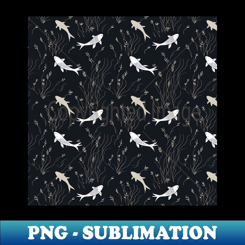 Koi Fish Seamless Pattern Japanese Carp Asian Chinese Easter | Inspire ...