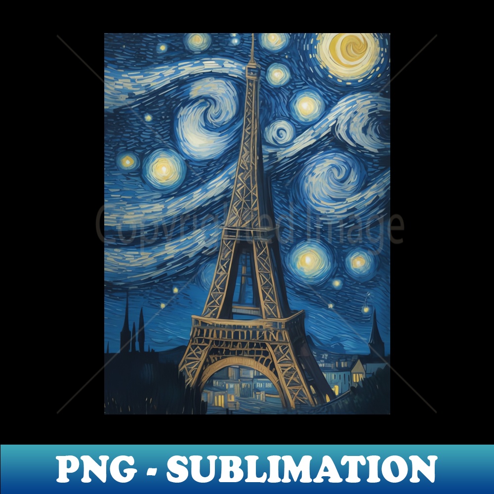 Starry Night in Paris Post Impressionism Van gogh Inspired A | Inspire ...