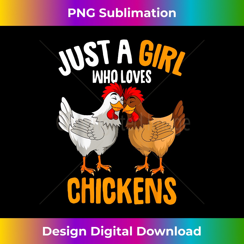 Just a Girl who loves Chickens Kids Chicken - Urban Sublimat | Inspire ...