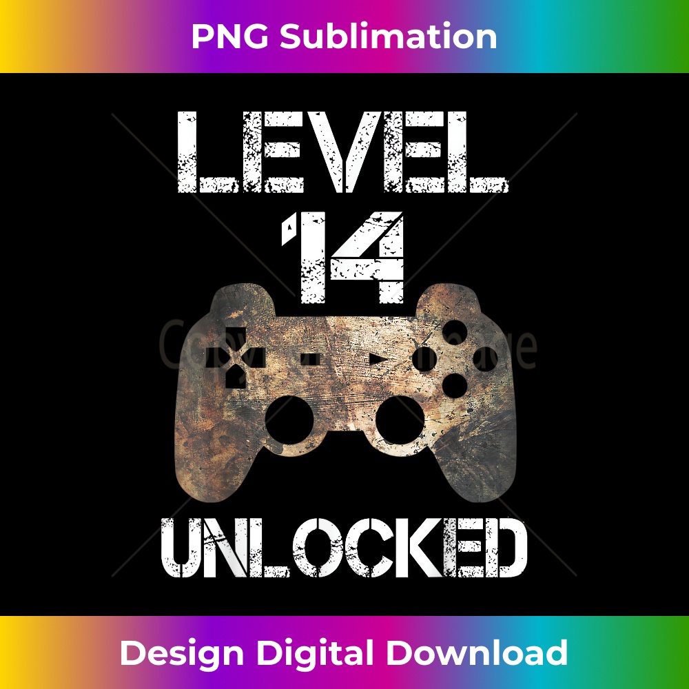 Level 14 Unlocked Boys 14th Birthday 14 Year Old Gamer - Min | Inspire ...