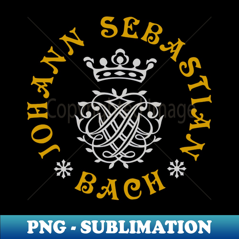 Johann Sebastian Bach - Monogram - SilverOld Gold - Modern S | Inspire ...