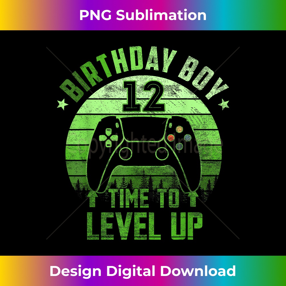 12th Birthday Boy Time to Level Up 12 Years Old Boys - Vibra | Inspire ...