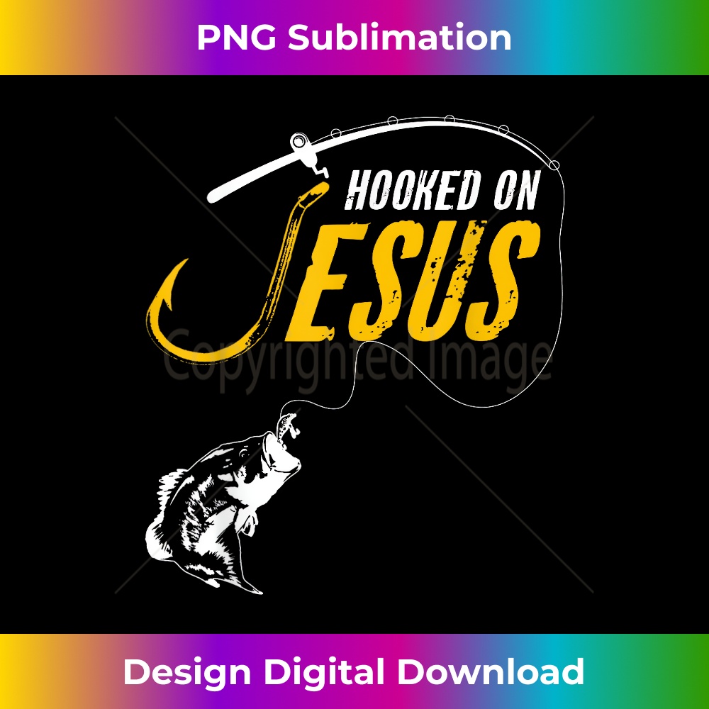 Hooked on Jesus Funny Christian Fishing - Urban Sublimation | Inspire ...