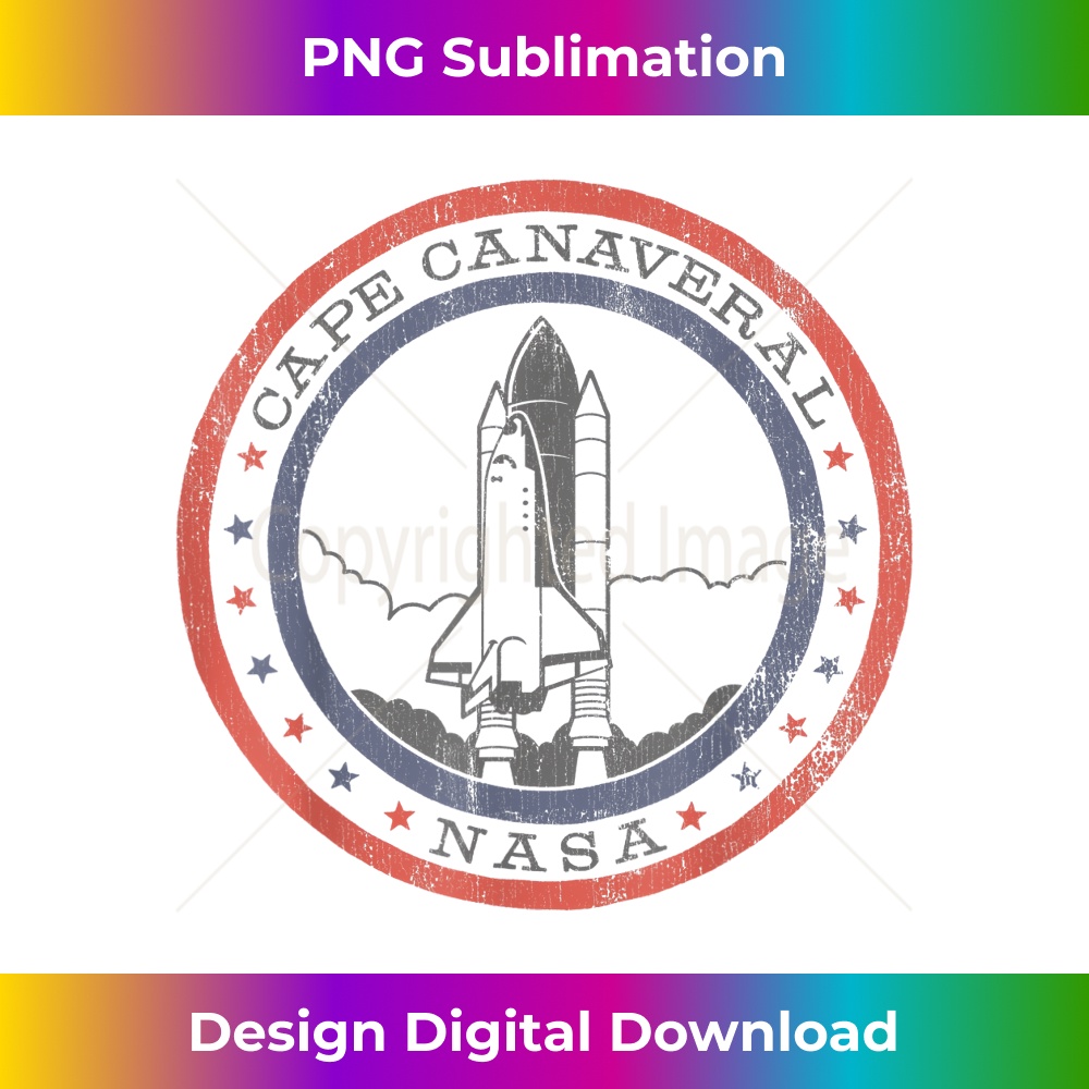 NASA Cape Canaveral Lift Off Red And Blue - Minimalist Subli | Inspire ...