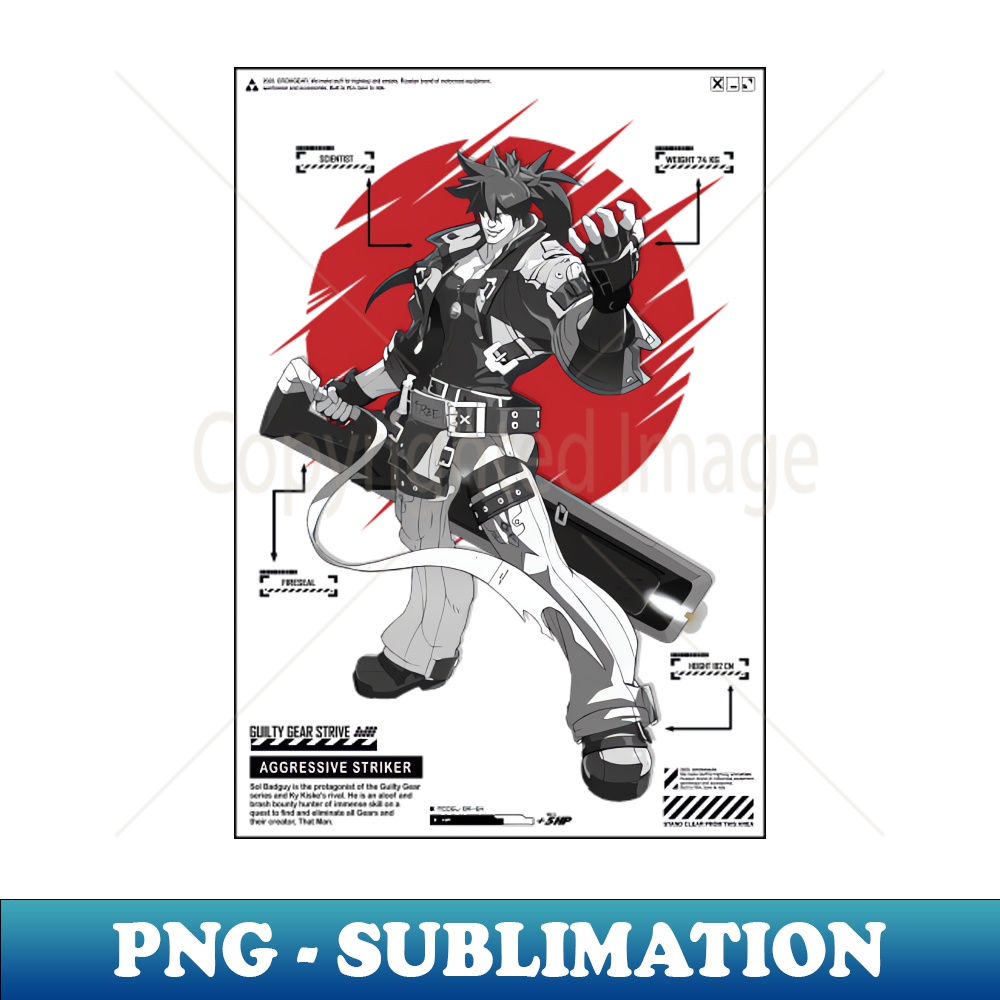Guilty Gear Strive - PNG Transparent Sublimation Design - Pe - Inspire ...