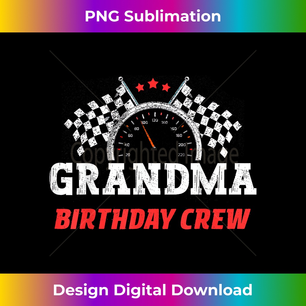 Grandma Birthday Crew Race Car Theme Party Racing Car Driver | Inspire ...