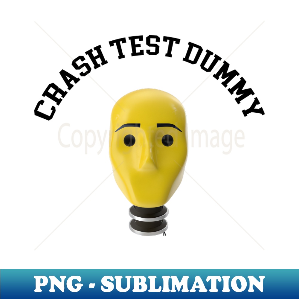 Crash Test Dummy Yellow Head with Safety Mark Background - T | Inspire ...