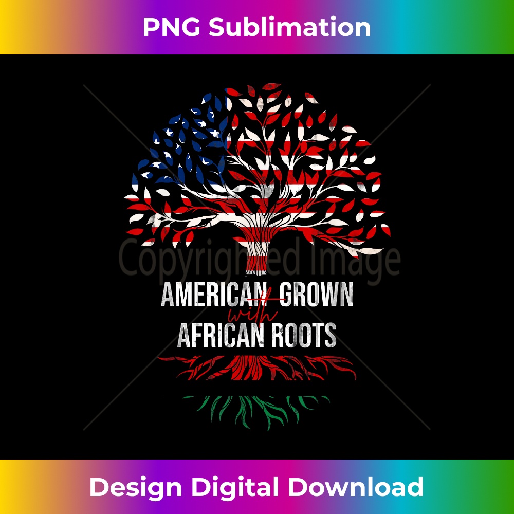 US Flag American Grown African Roots African American - Futu | Inspire ...
