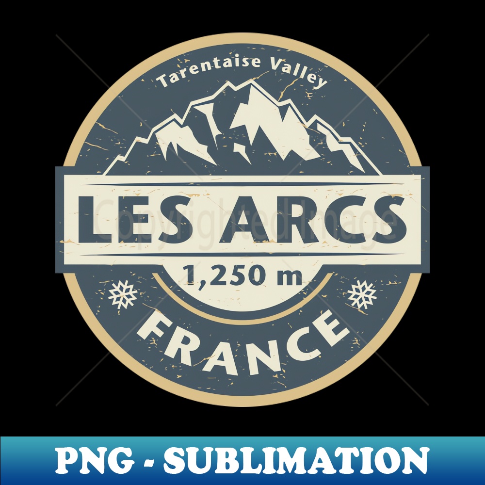 Les Arcs France - Digital Sublimation Download File - Perfec - Inspire ...
