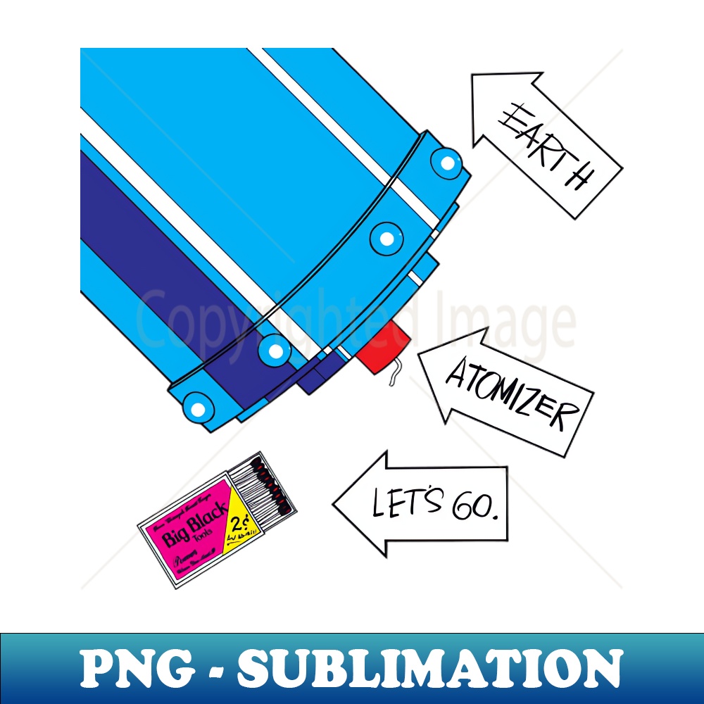 Big Black Atomizer - Premium PNG Sublimation File - Bold & E | Inspire ...