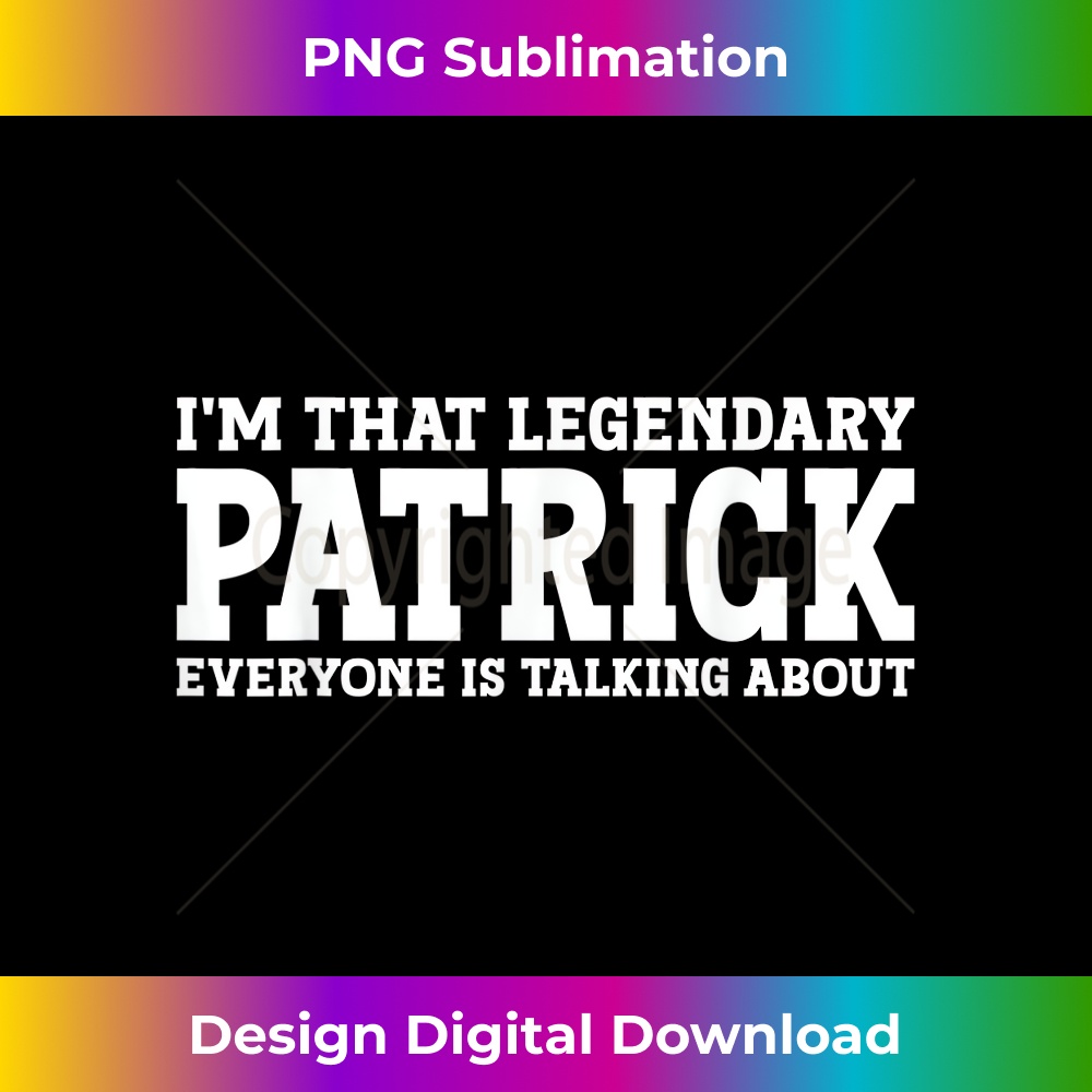 Patrick Personal Name Funny Patrick - Eco-Friendly Sublimati - Inspire ...