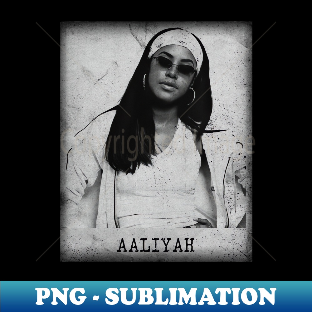 Aaliyah Minimalist Fanart - PNG Transparent Digital Downloa - Inspire ...
