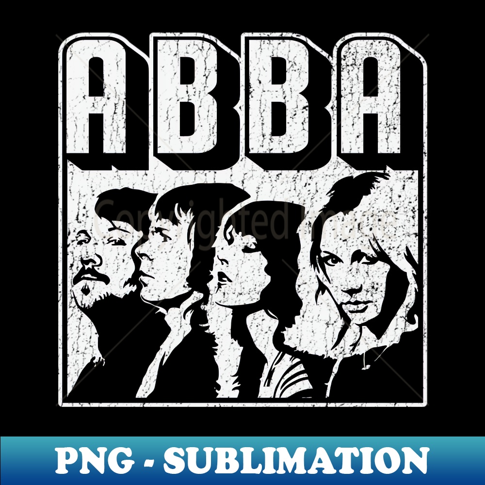 ABBA vintage - PNG Transparent Digital Download File for Sub | Inspire ...