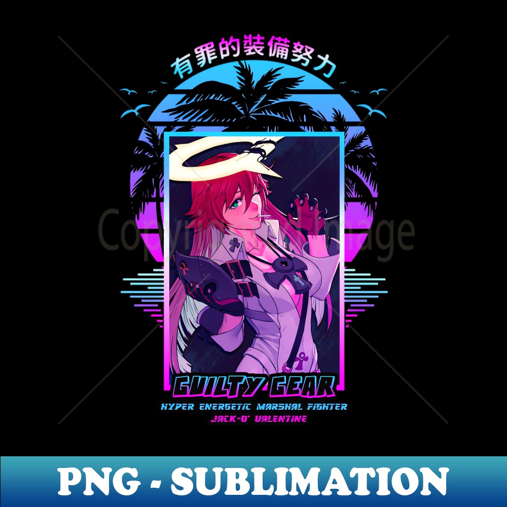 Guilty Gear - PNG Transparent Sublimation Design - Unlock Vi - Inspire ...