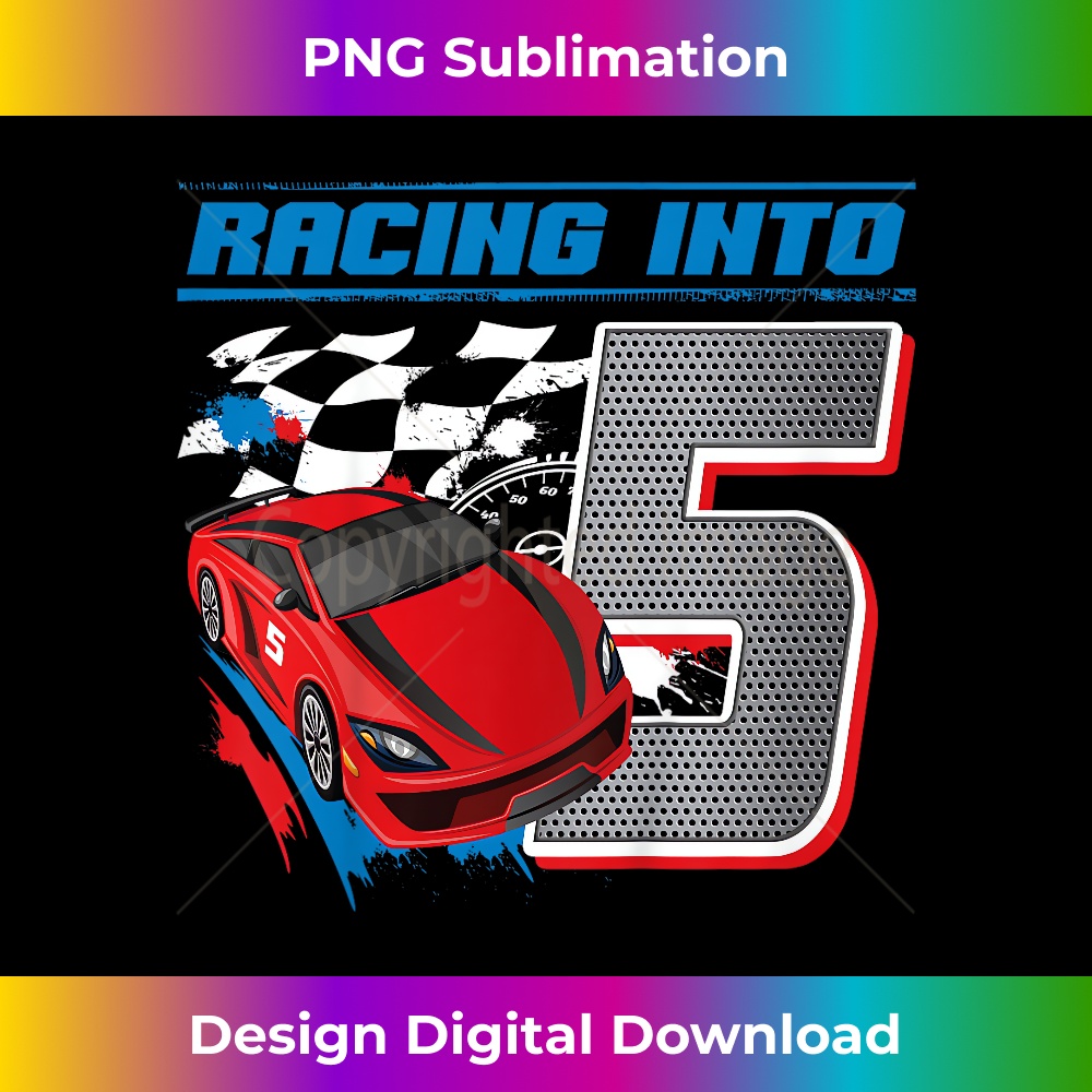 Kids Race Car Birthday 5 Years Old Super Car 5th Birthday Pa | Inspire ...