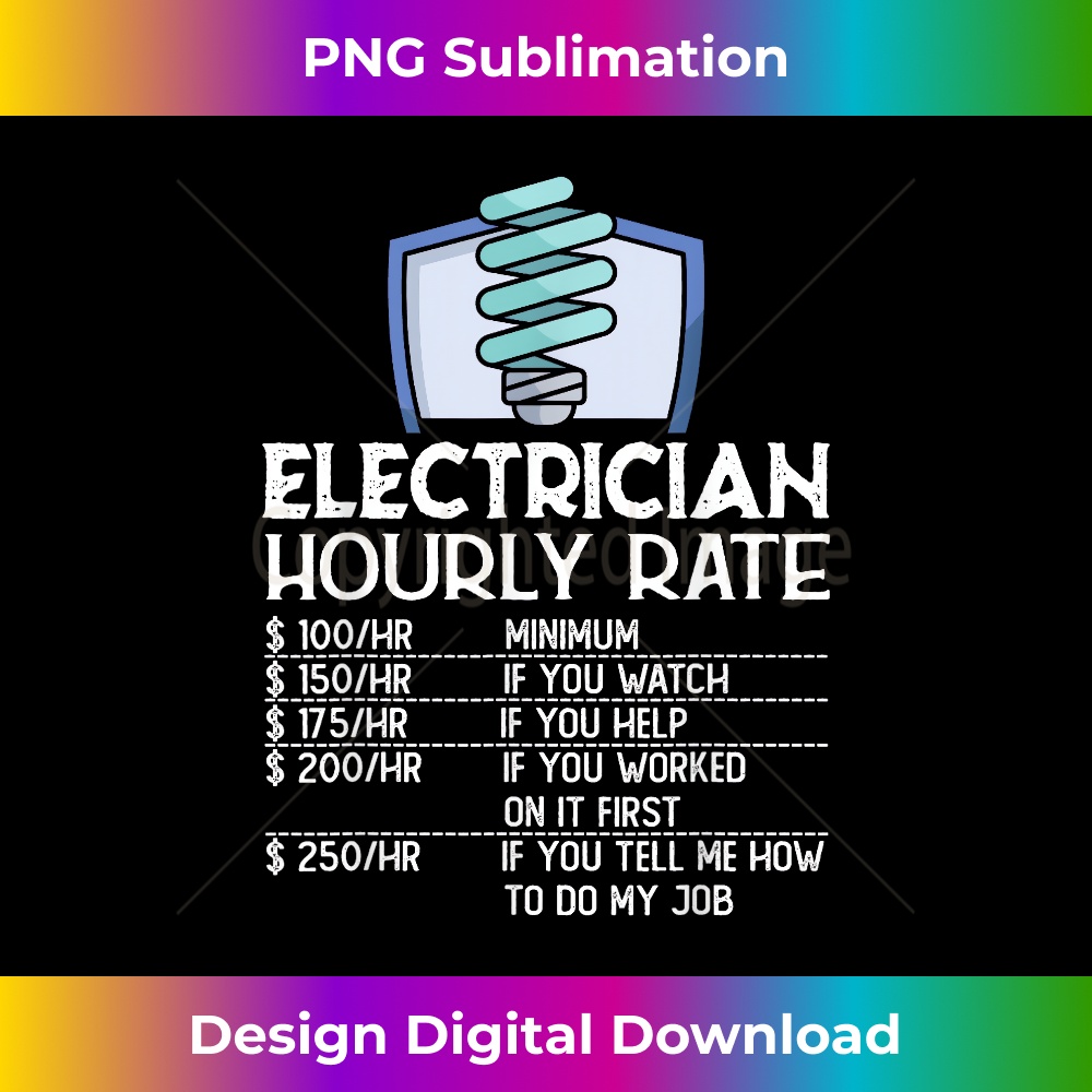 Electrician Hourly Rate Funny Electricity Electrical Worker | Inspire Uplift