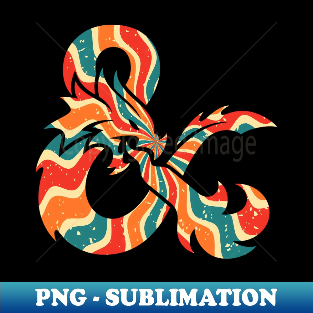 Dungeons Dragons Logo - PNG Sublimation Digital Download - | Inspire Uplift