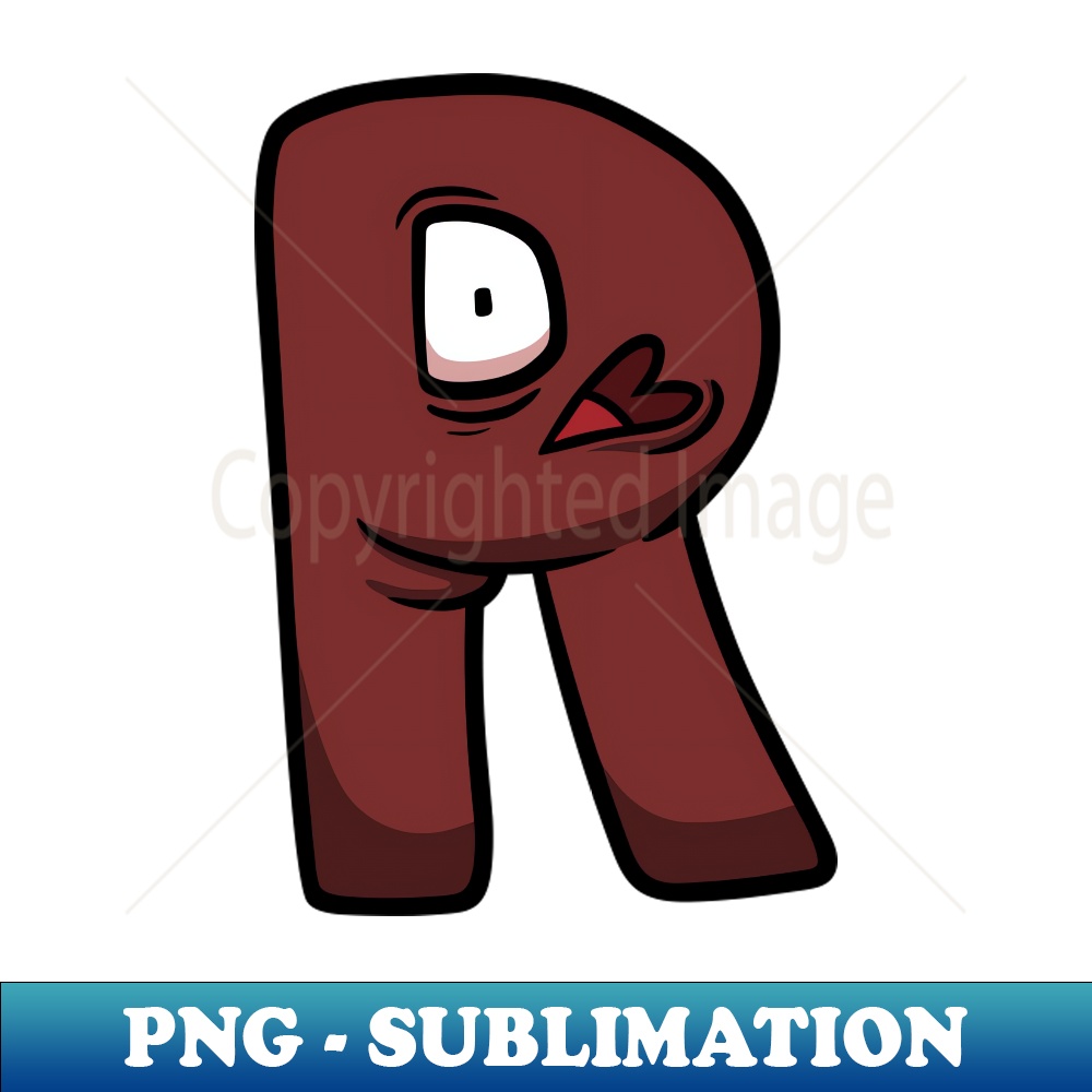 R Alphabet Lore - PNG Transparent Sublimation Design - Perf | Inspire ...