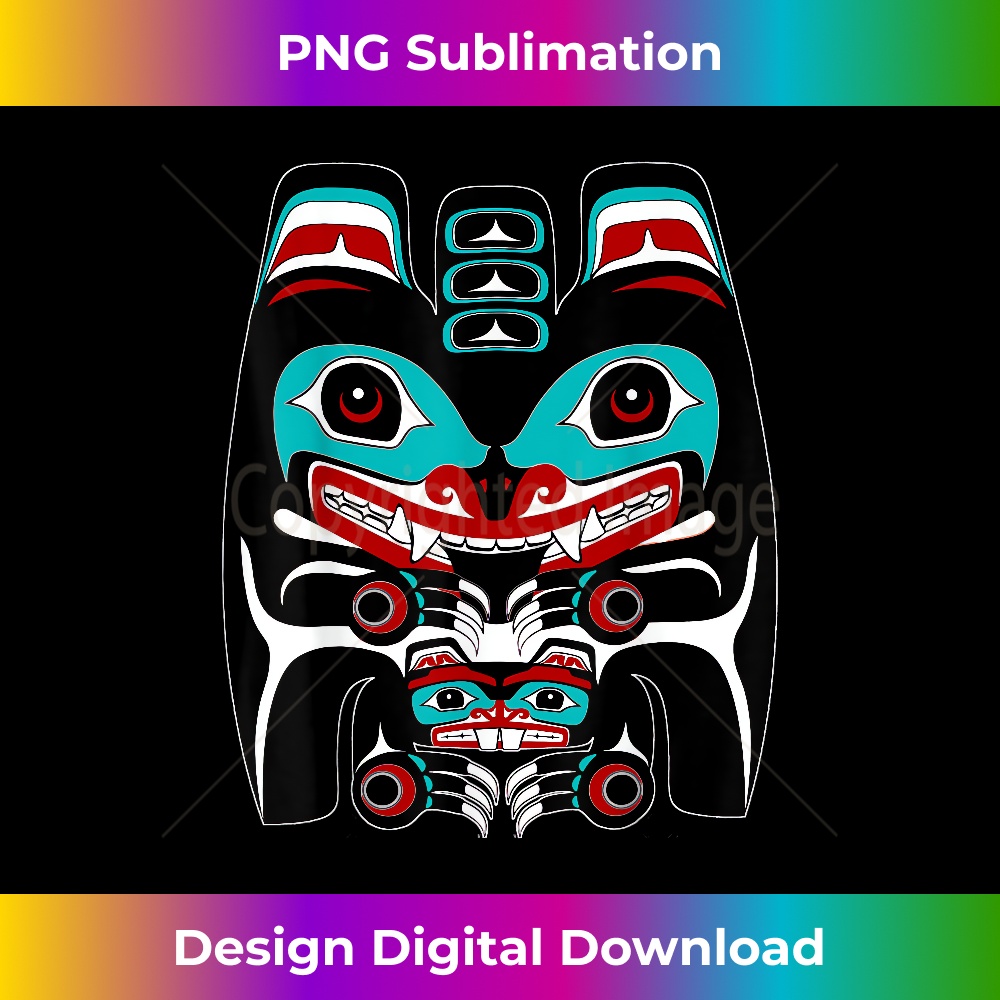 Indigenous Alaska Native American Art Style Bear & Beaver - | Inspire ...