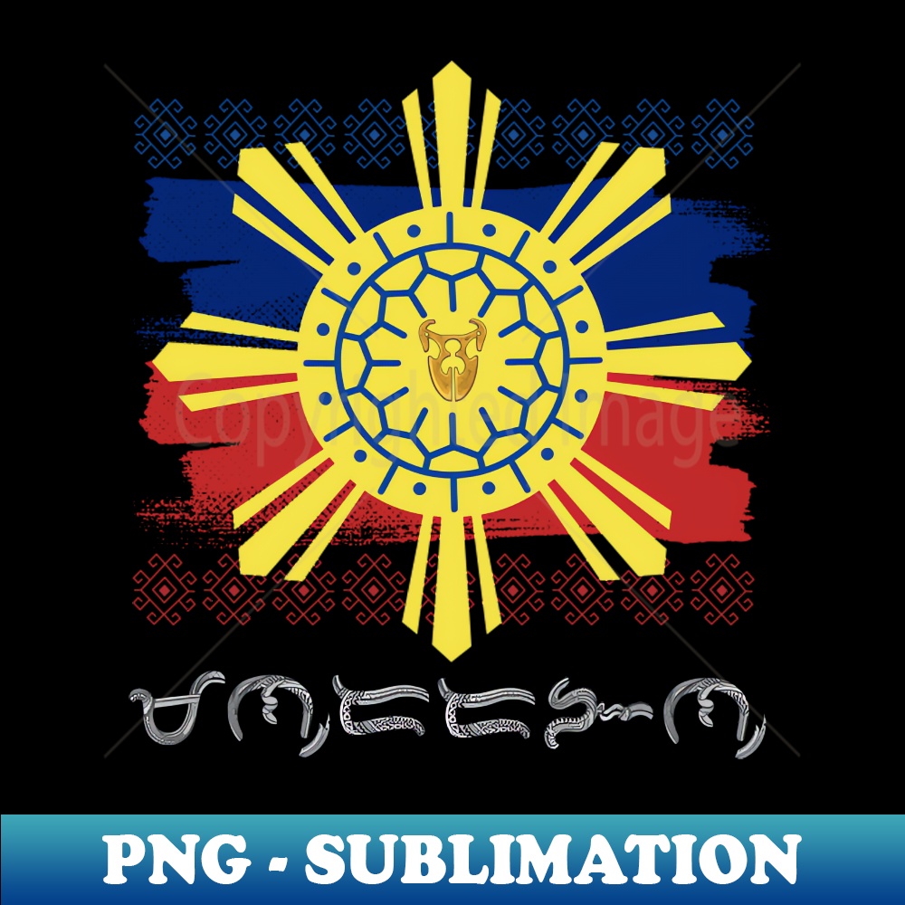 Philippine FlagSun Baybayin word Mandarangan Mandirigmang m | Inspire ...