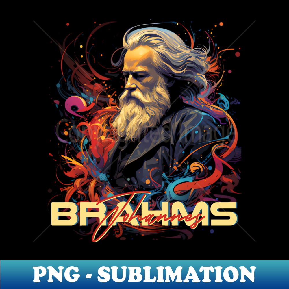 Brahms - PNG Transparent Digital Download File for Sublimati - Inspire ...