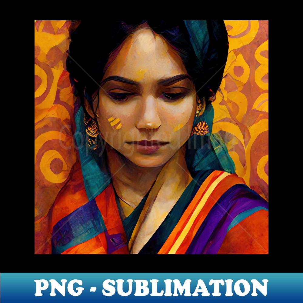 Traditional Hindu Saree Elegance and Style - Instant PNG Sub - Inspire ...