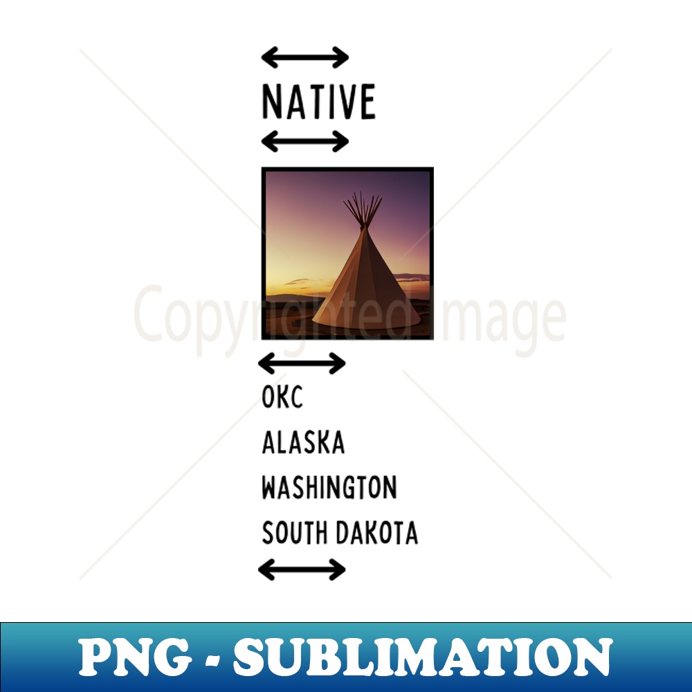 Native American Teepee Side Text Design - Aesthetic Sublimat | Inspire ...