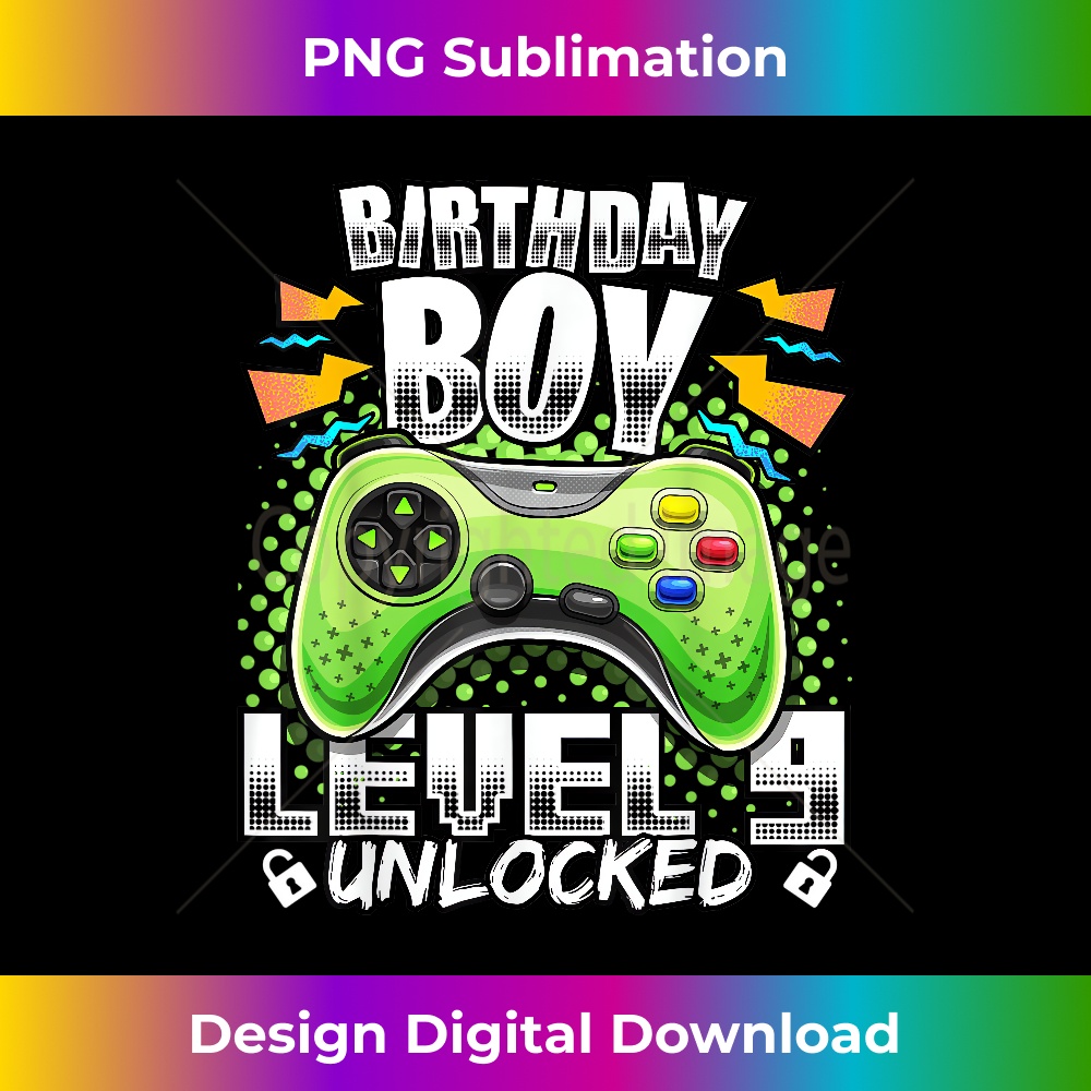 Level 9 Unlocked Video Game 9th Birthday Gamer Gift Boys - A | Inspire ...