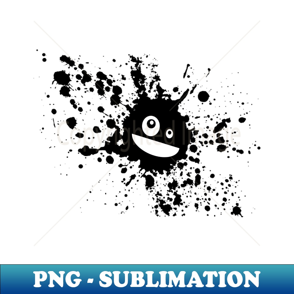Ink Splatter Happy Face - Retro PNG Sublimation Digital Down | Inspire ...