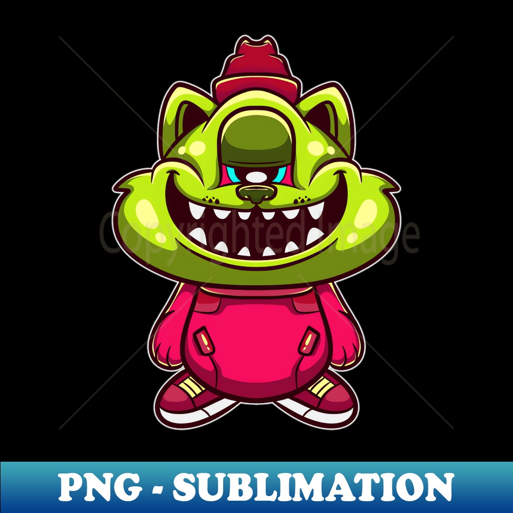 alien cat cartoon - Professional Sublimation Digital Downloa | Inspire ...