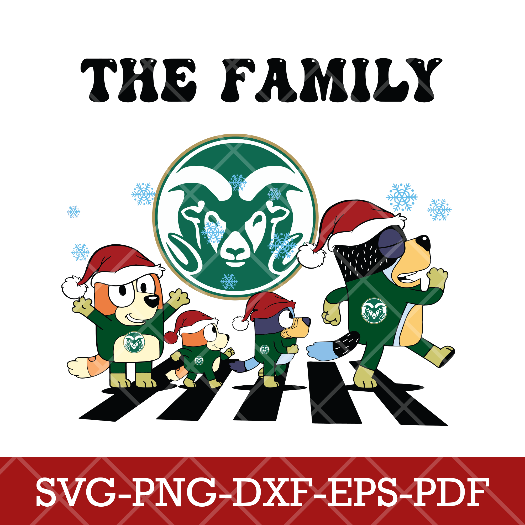 Colorado State Rams_NCAA Bluey 3,SVG,DXF,EPS,PNG,digital dow - Inspire ...