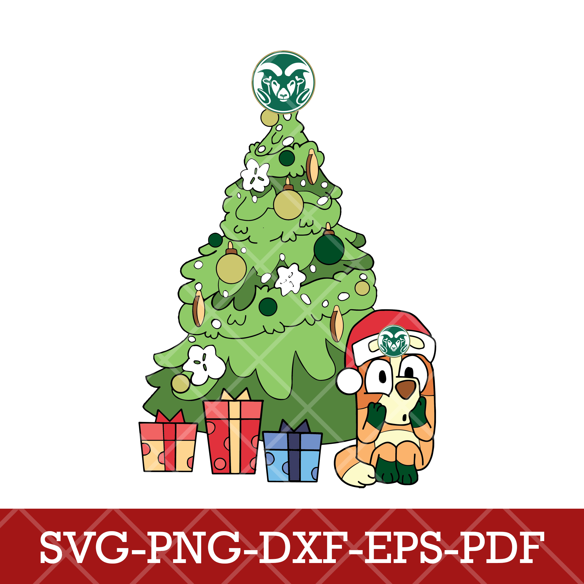 Colorado State Rams_NCAA Bluey 9,SVG,DXF,EPS,PNG,digital dow | Inspire ...