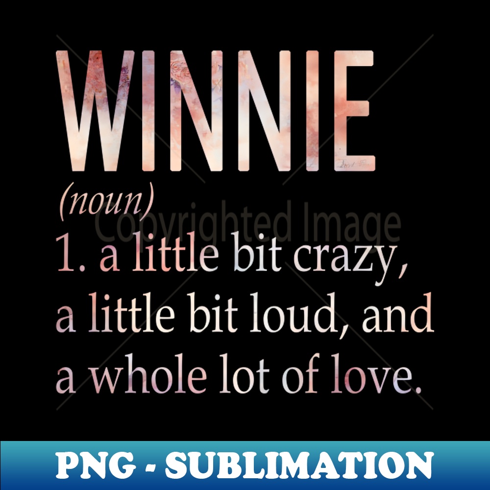 Winnie Girl Name Definition - PNG Sublimation Digital Downlo | Inspire ...
