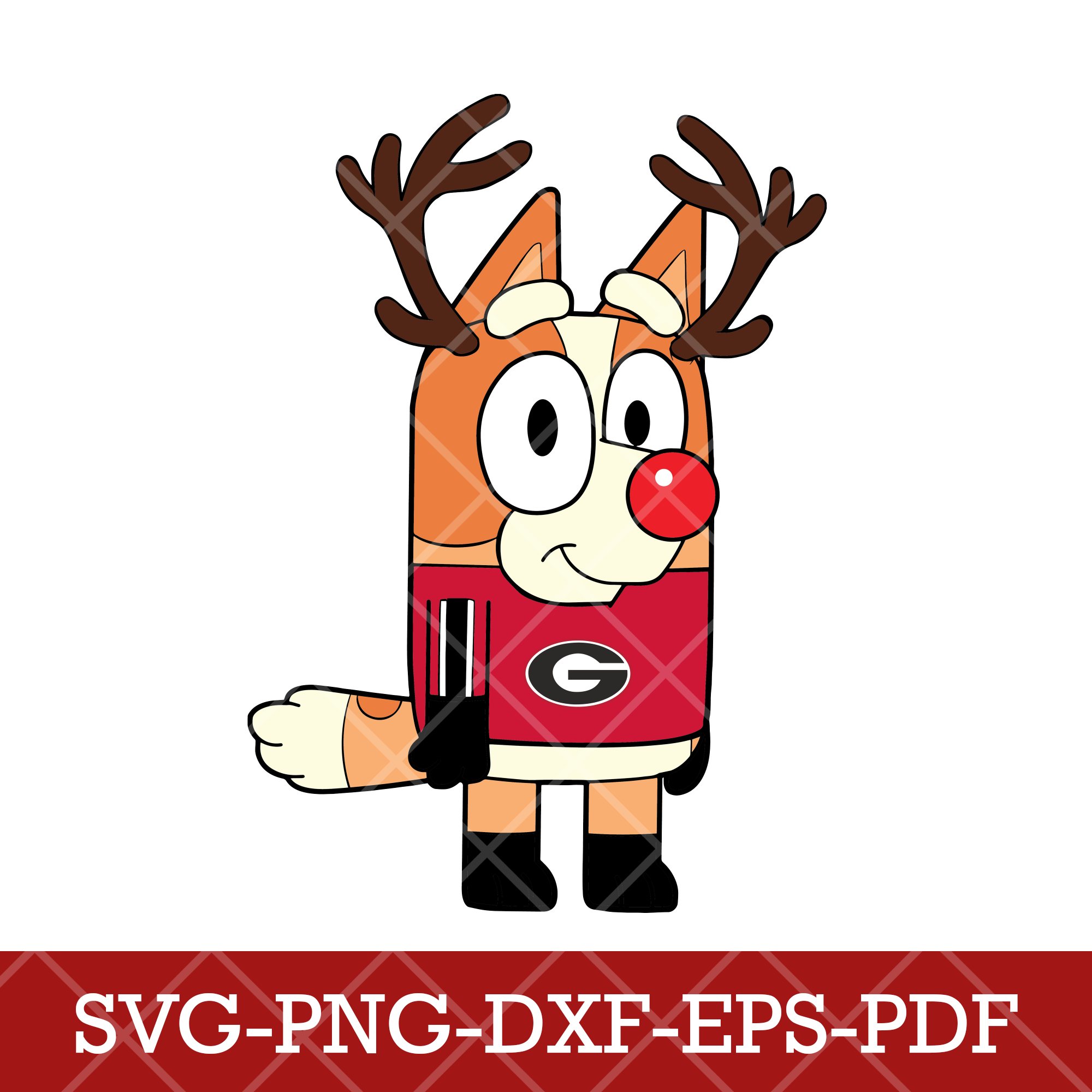 Georgia Bulldogs_NCAA Bluey 8,SVG,DXF,EPS,PNG,digital downlo - Inspire ...