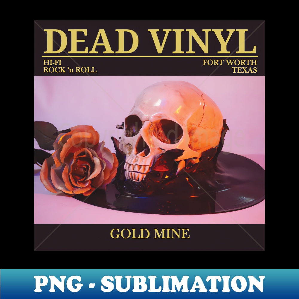 Gold Mine LP Cover - Modern Sublimation PNG File - Bold & Ey | Inspire ...