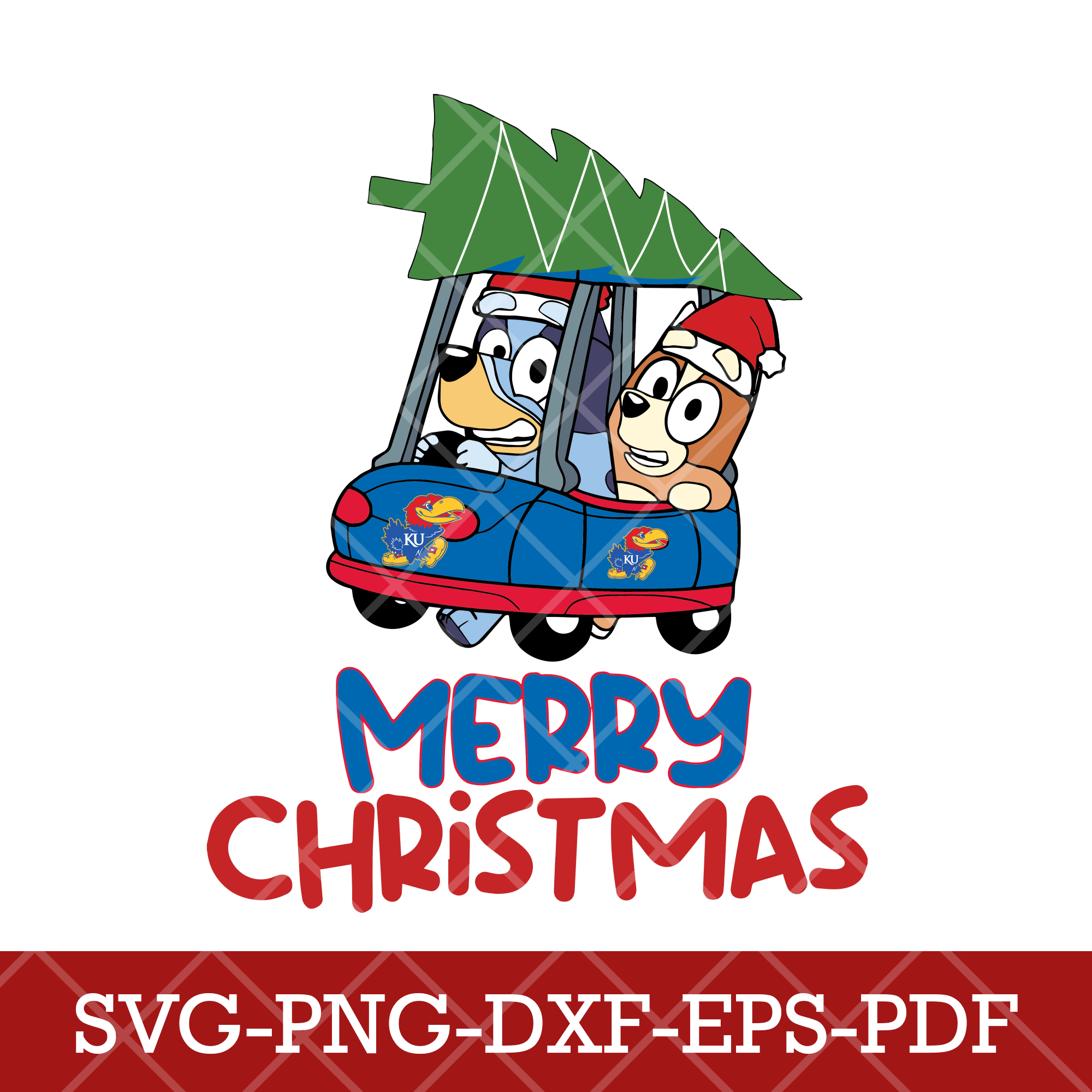 Kansas Jayhawks_NCAA Bluey 4,SVG,DXF,EPS,PNG,digital downloa | Inspire ...