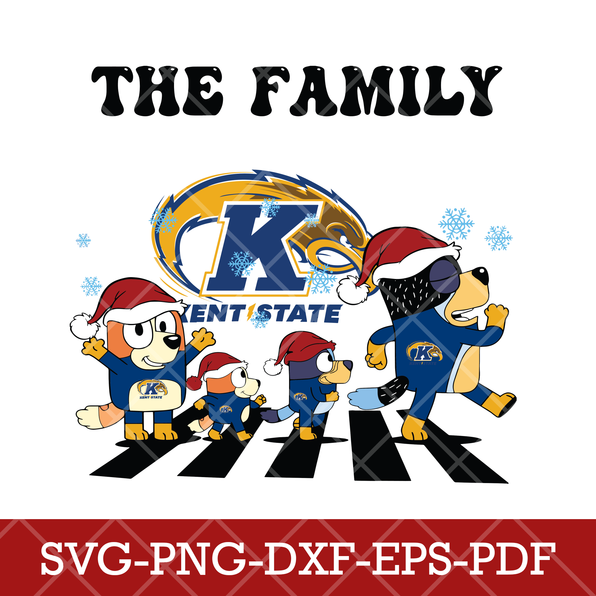 Kent State Golden Flashes_NCAA Bluey 3,SVG,DXF,EPS,PNG,digit - Inspire ...