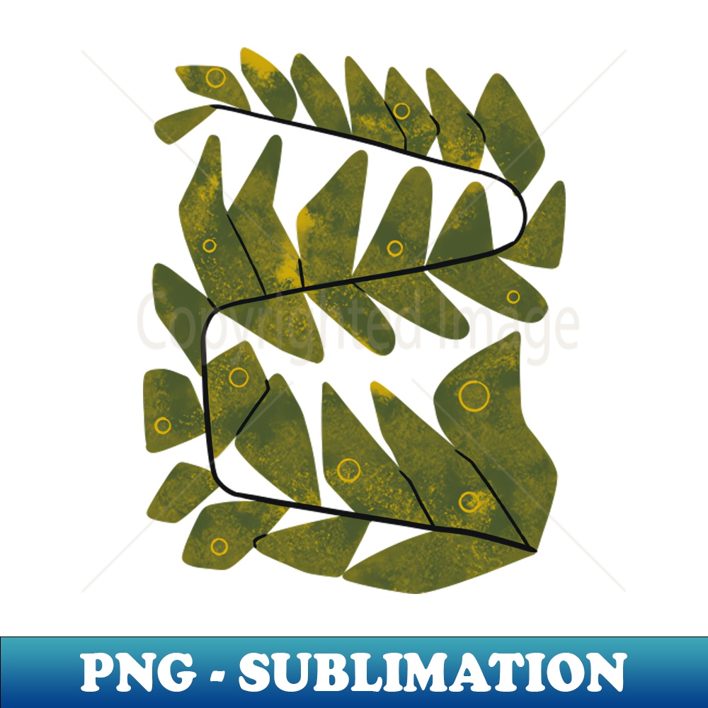 Snaky Fern - PNG Transparent Sublimation File - Instantly Tr | Inspire ...