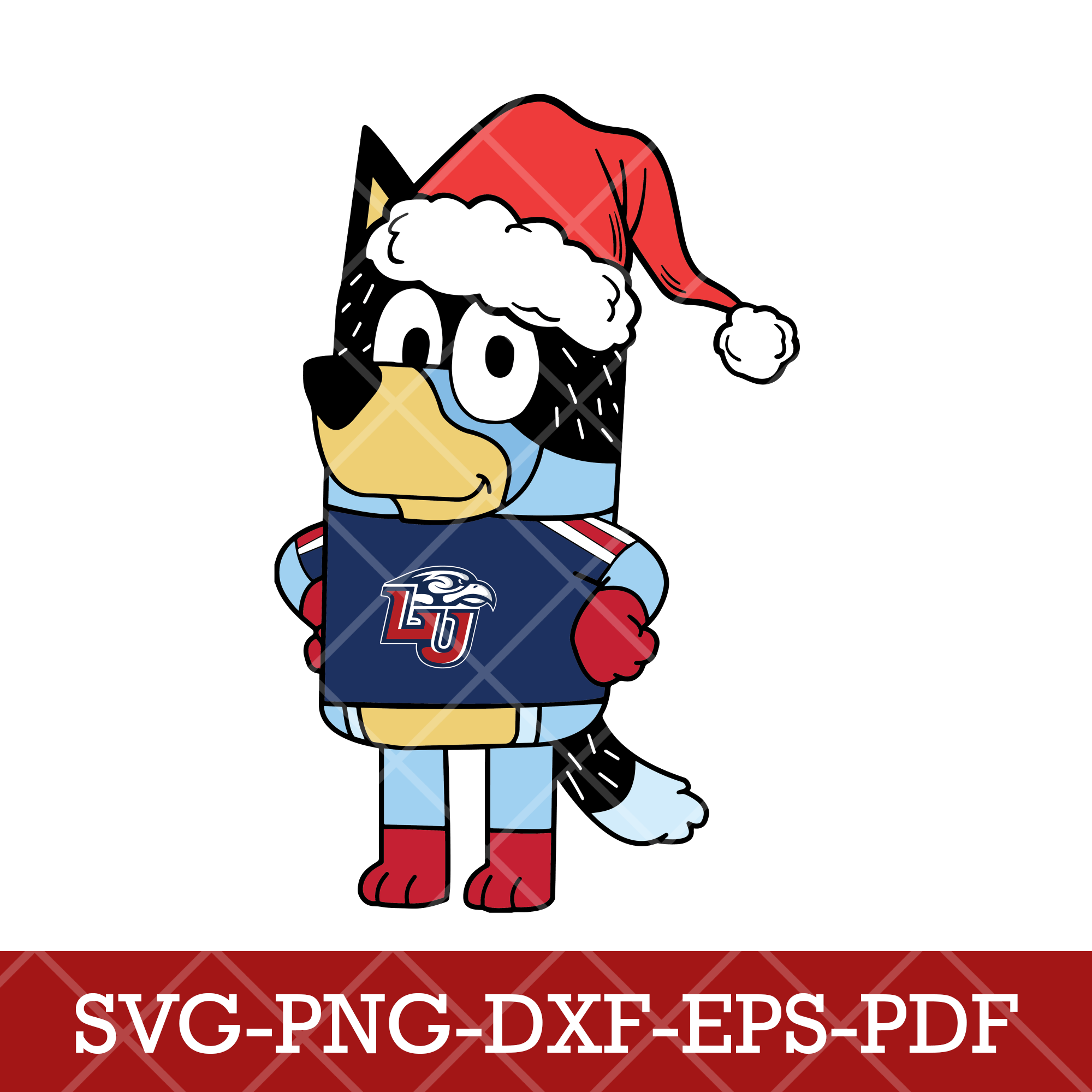 Liberty Flames_NCAA Bluey 7,SVG,DXF,EPS,PNG,digital download - Inspire ...